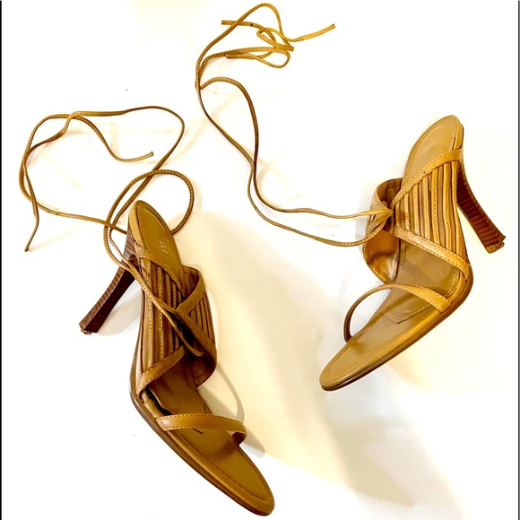 Andiamo | Shoes | Andiamo Laceup High Heel Sandals | Poshmark